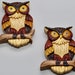 Owl Handmade Wooden Fridge Magnet | Cute Wooden Owl | Cute Animal ...