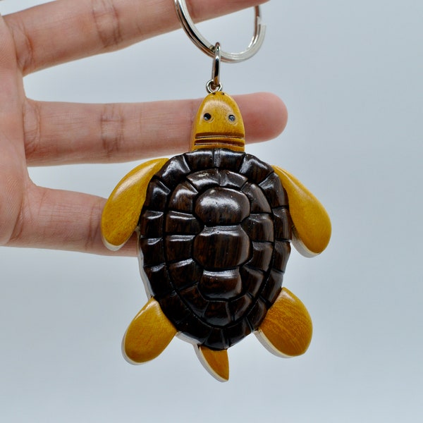 Wooden Keychain - Etsy