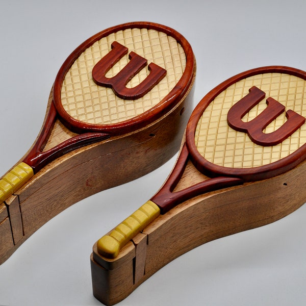 Wooden Tennis Racket - Etsy