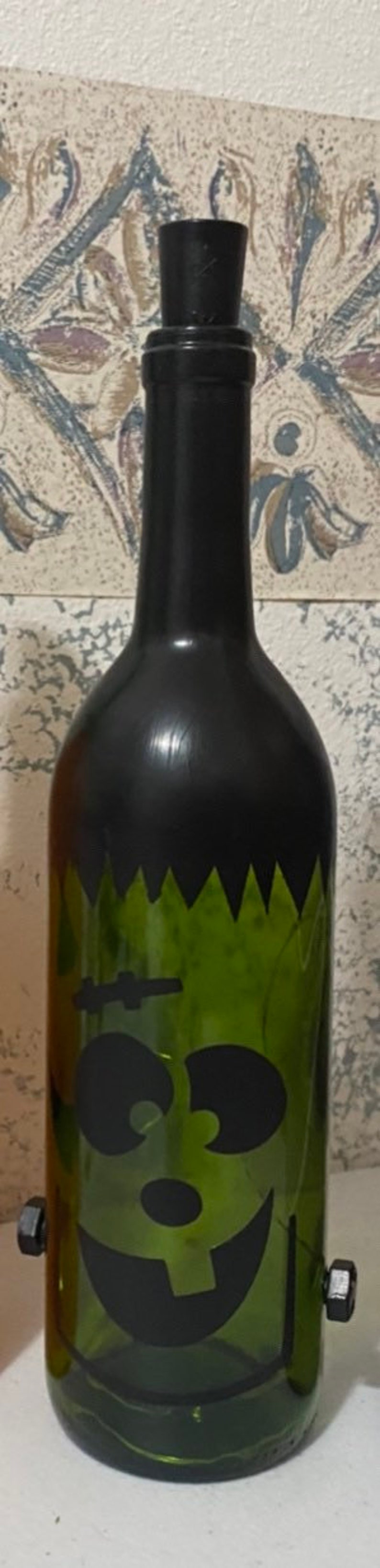 Halloween Frankenstein Bottle - Etsy