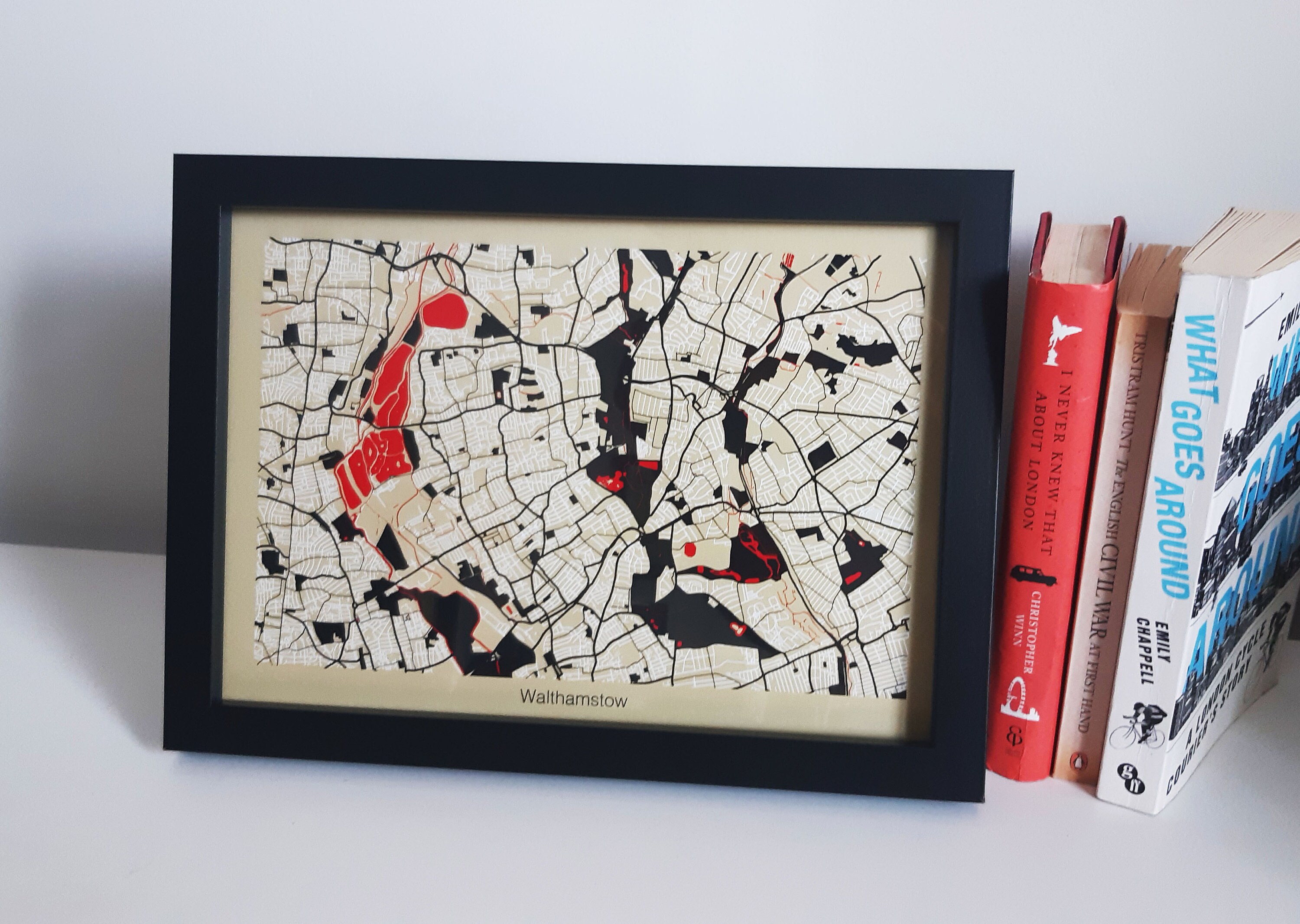 Walthamstow Handmade Map North London E17 - Etsy