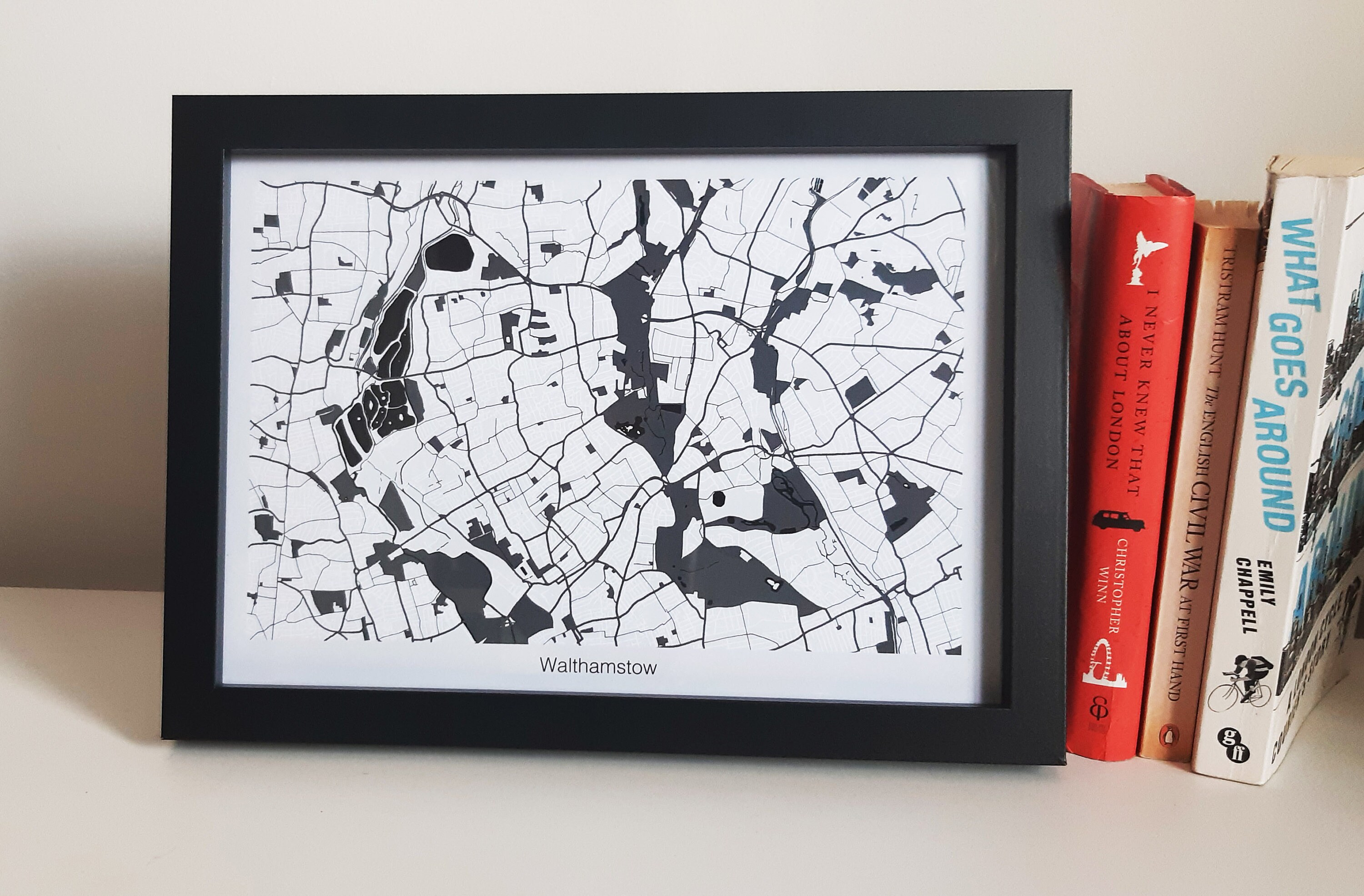 Walthamstow, Handmade Map, North London, E17 - Etsy UK