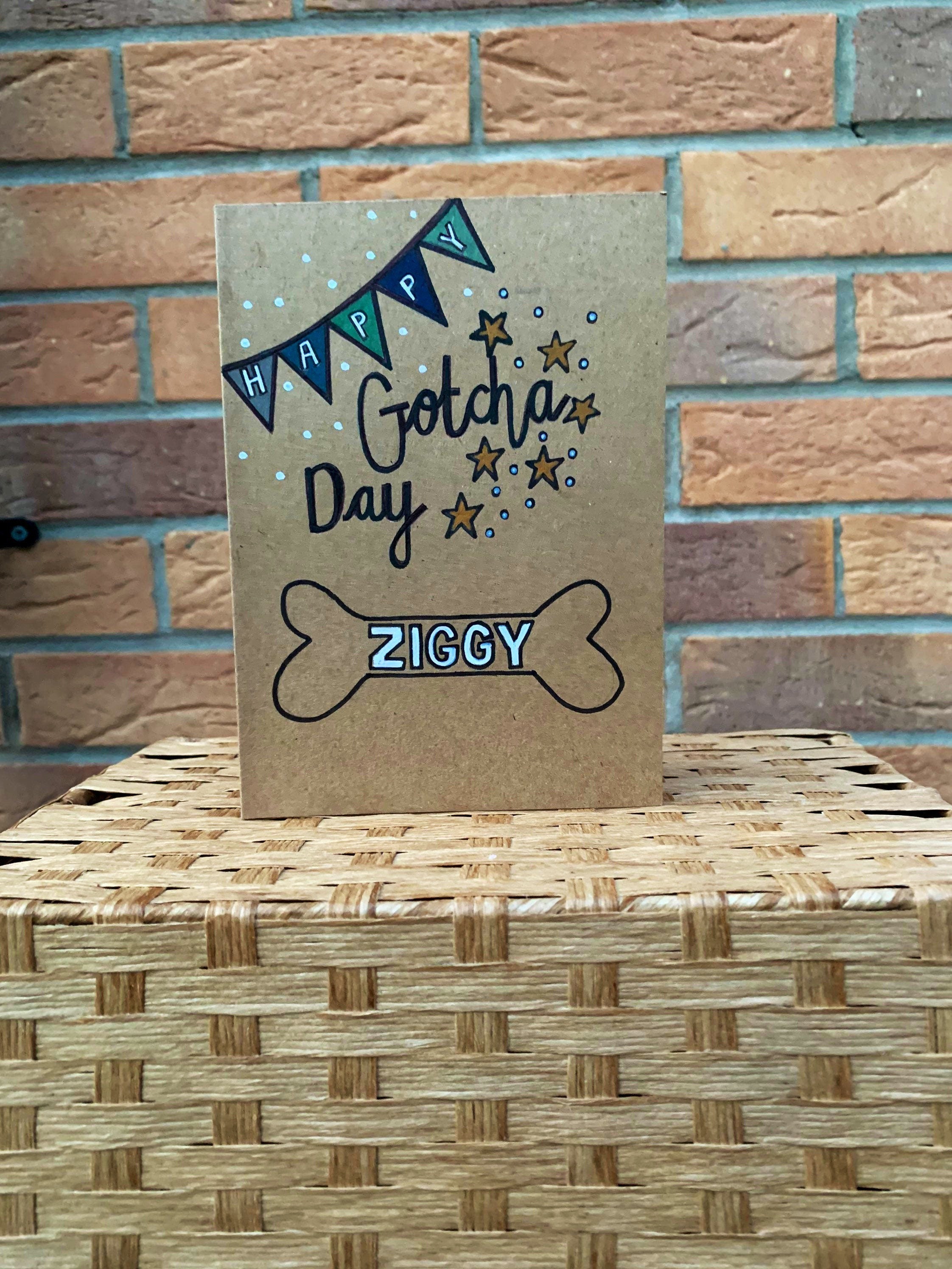 Happy Gotcha Day Personalised Card | Etsy