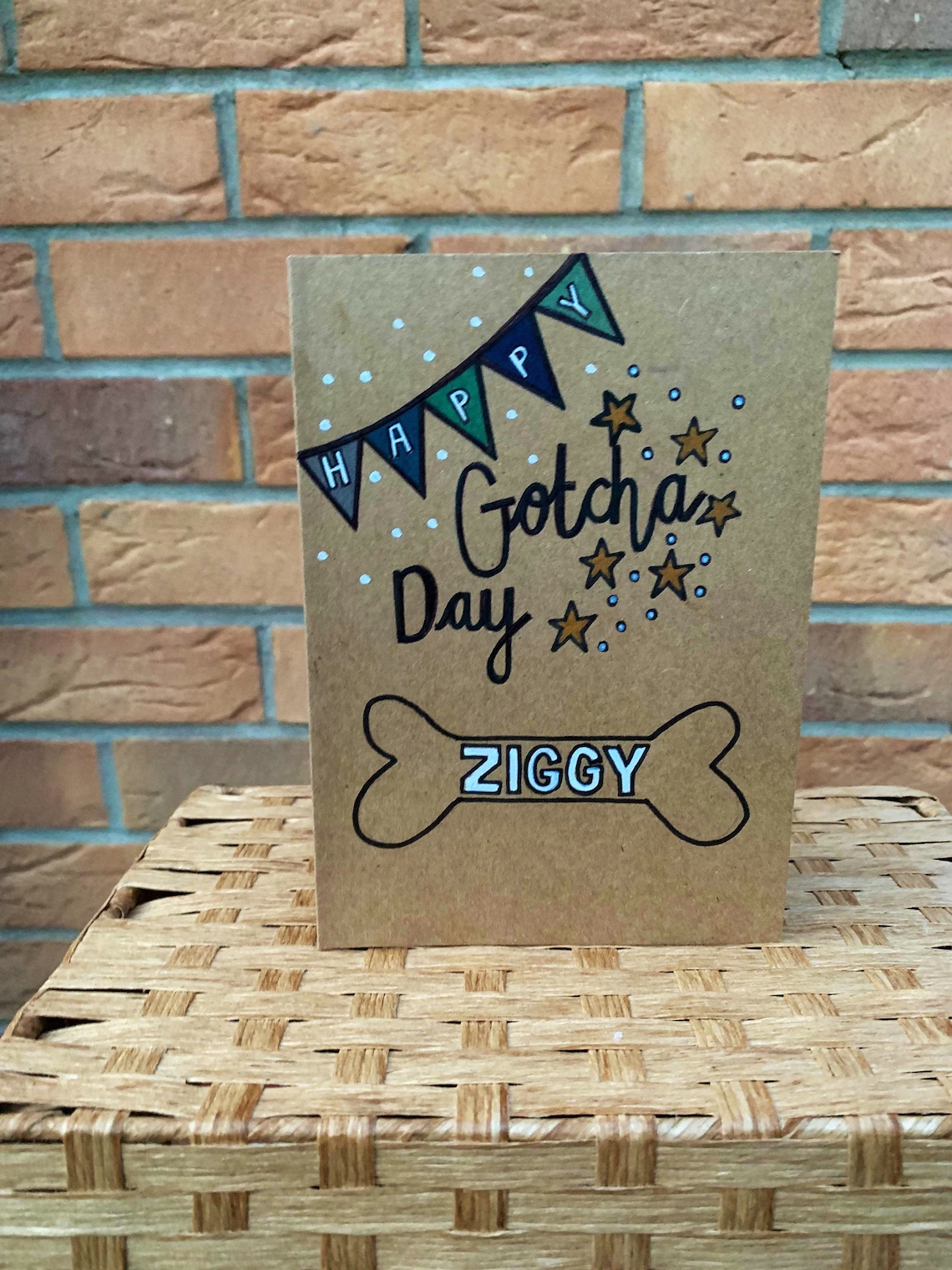 Happy Gotcha Day Personalised Card | Etsy