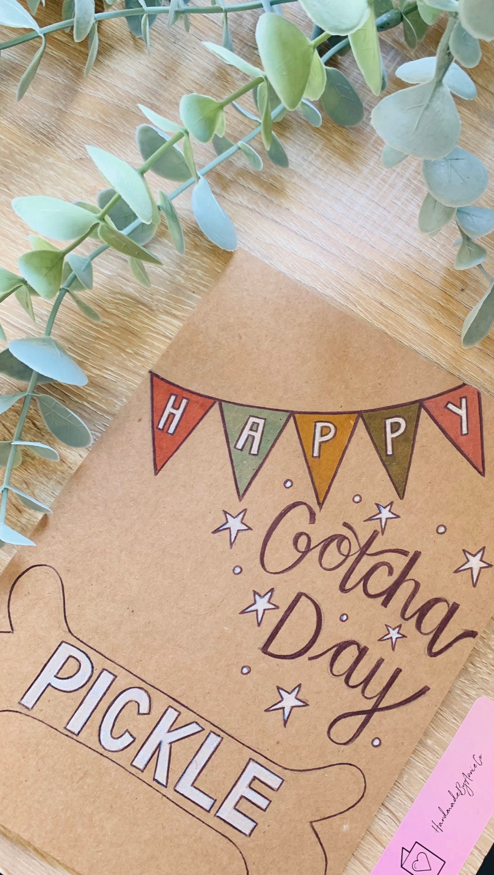 Happy Gotcha Day Personalised Card - Etsy