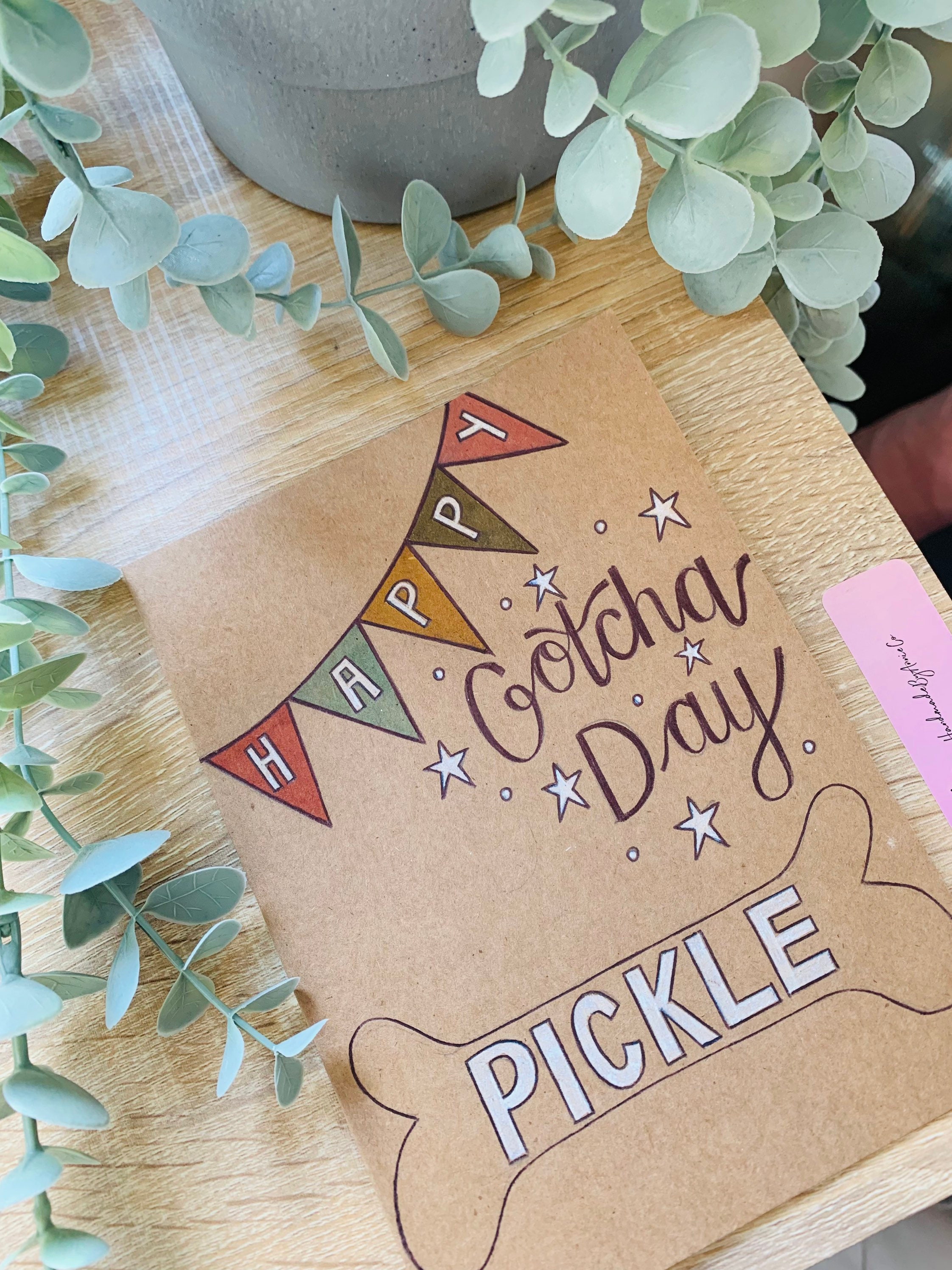 Happy Gotcha Day Personalised Card - Etsy