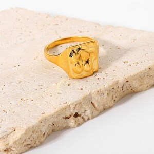 Female Body Ring Signet Ring Statement Ring Stainless Steel - Etsy UK