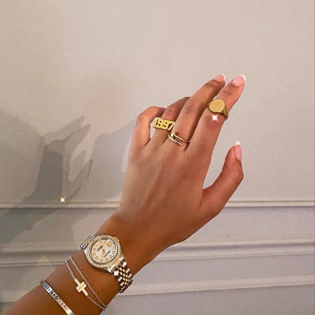 Female Body Outline Signet Ring Statement Ring Stainless - Etsy