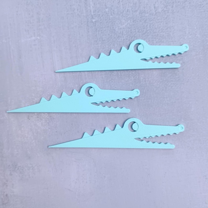 Crocodile Knitting Needle Latch Opener: Magnetic PLA Tool - Etsy UK
