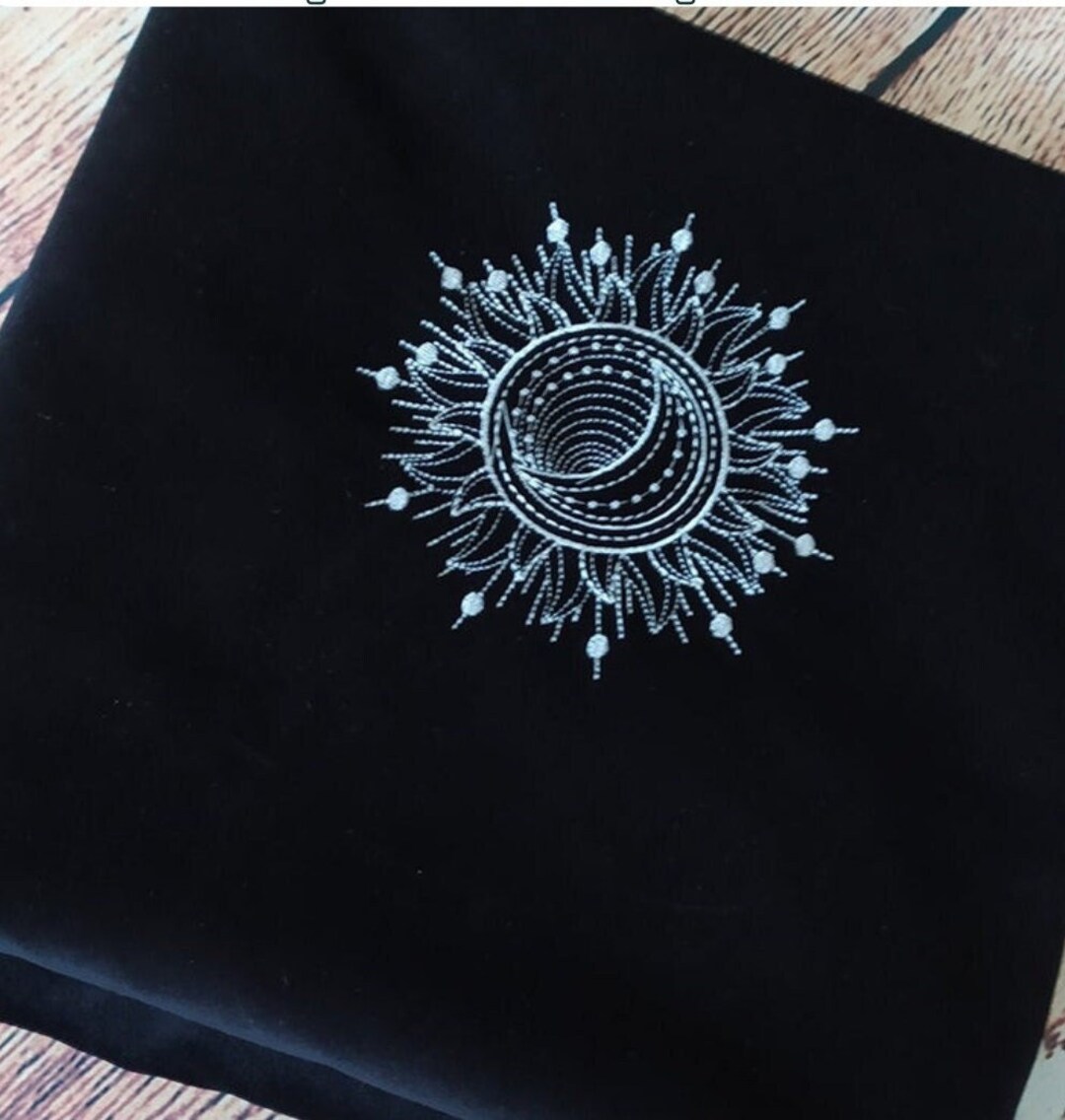 Machine Embroidery Design sun - Etsy