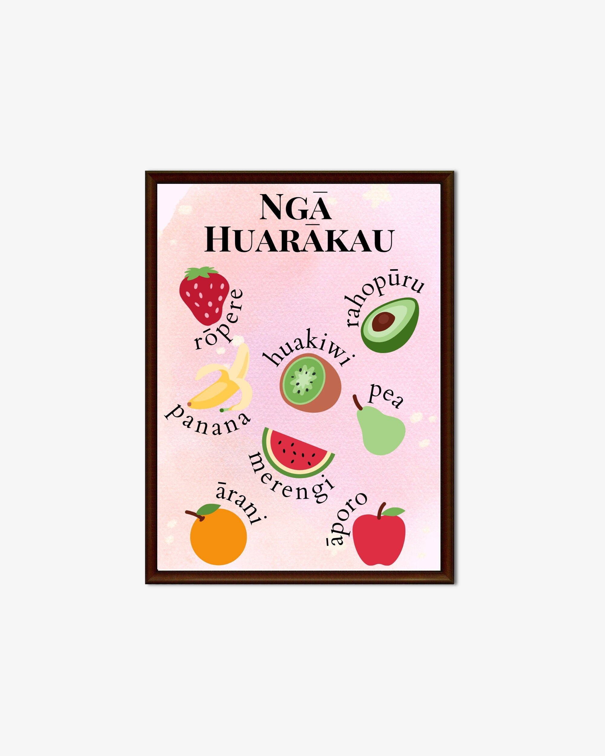 Ngā Huarākau [fruit] // Education Poster, Nursery Poster, New Zealand ...