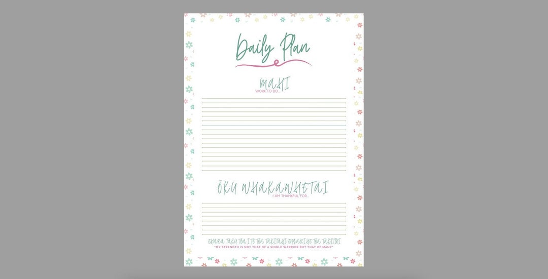 Te Reo Māori Daily Plan // New Zealand, Te Reo Māori, Te Reo Māori ...