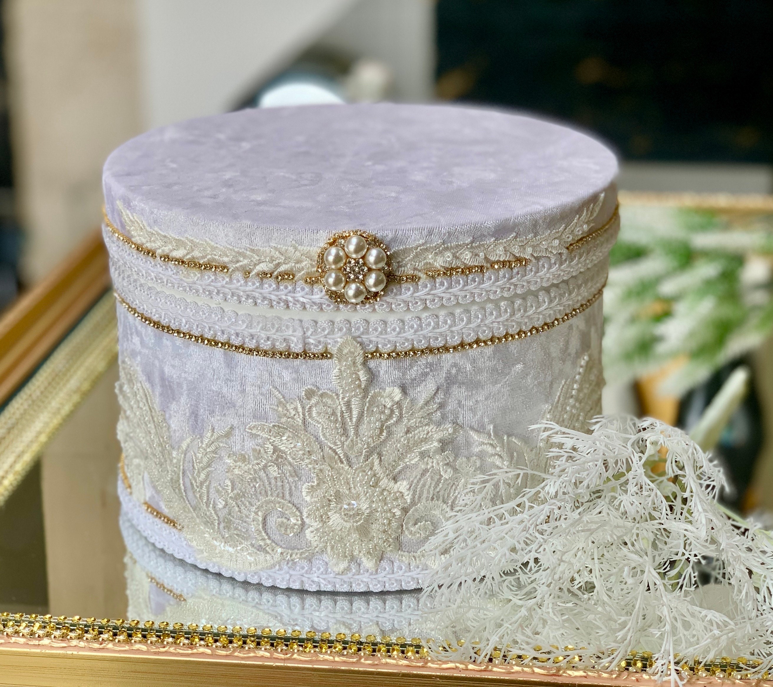 Decorative Storage Boxes Box With Lid Velvet Box Luxury Gift Boxes ...