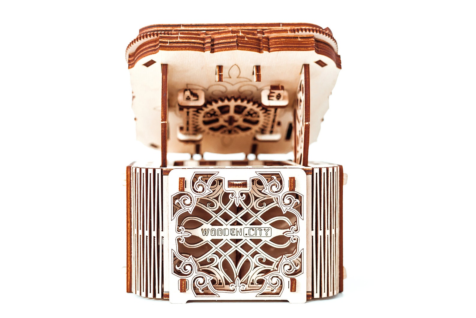 Puzzle 3D mystery Box Model Building Kits for Adults Wooden Model Kits ...