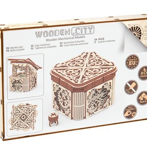 Puzzle 3D "mystery Box" Model Building Kits for Adults - Wooden Model ...