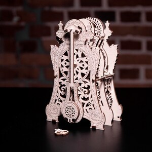 Puzzle 3D Wooden magic Clock DIY Wooden Model Kits - Etsy