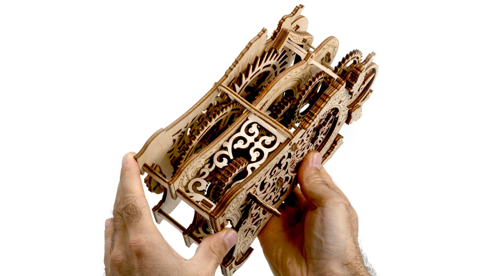 Puzzle 3D Wooden magic Clock DIY Wooden Model Kits - Etsy