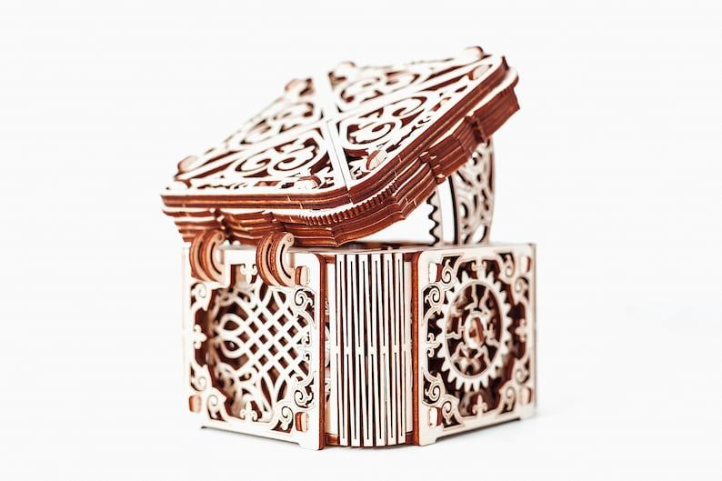 Puzzle 3D mystery Box Model Building Kits for - Etsy