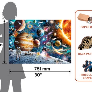 Wooden Jigsaw Puzzle 2000 Pieces "space Odyssey" Starship Cosmos ...