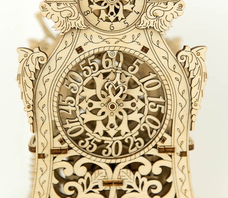 Puzzle 3D Wooden "magic Clock" DIY Wooden Model Kits - Creative Wooden ...