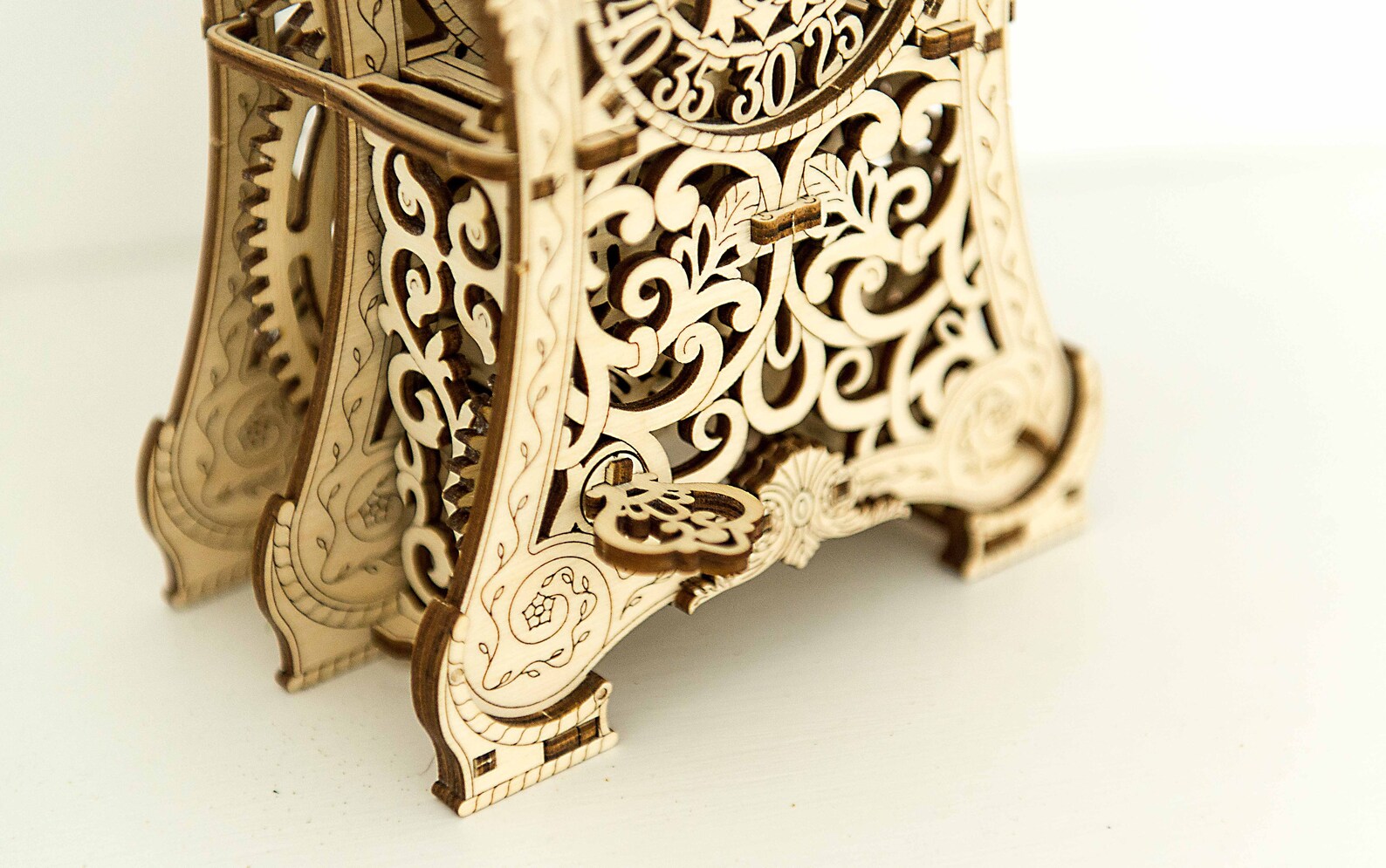 Puzzle 3D Wooden magic Clock DIY Wooden Model Kits - Etsy