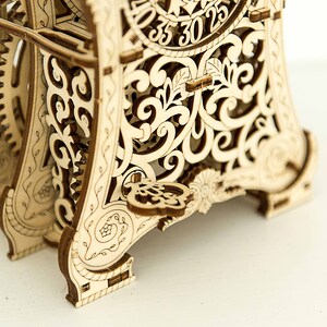 Puzzle 3D Wooden magic Clock DIY Wooden Model Kits - Etsy