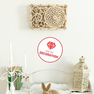 Kinetic Picture - 3D Puzzle Art Table - Handmade Spinning Kinetic Art ...