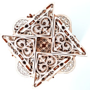 Puzzle 3D "mystery Box" Model Building Kits for Adults - Wooden Model ...