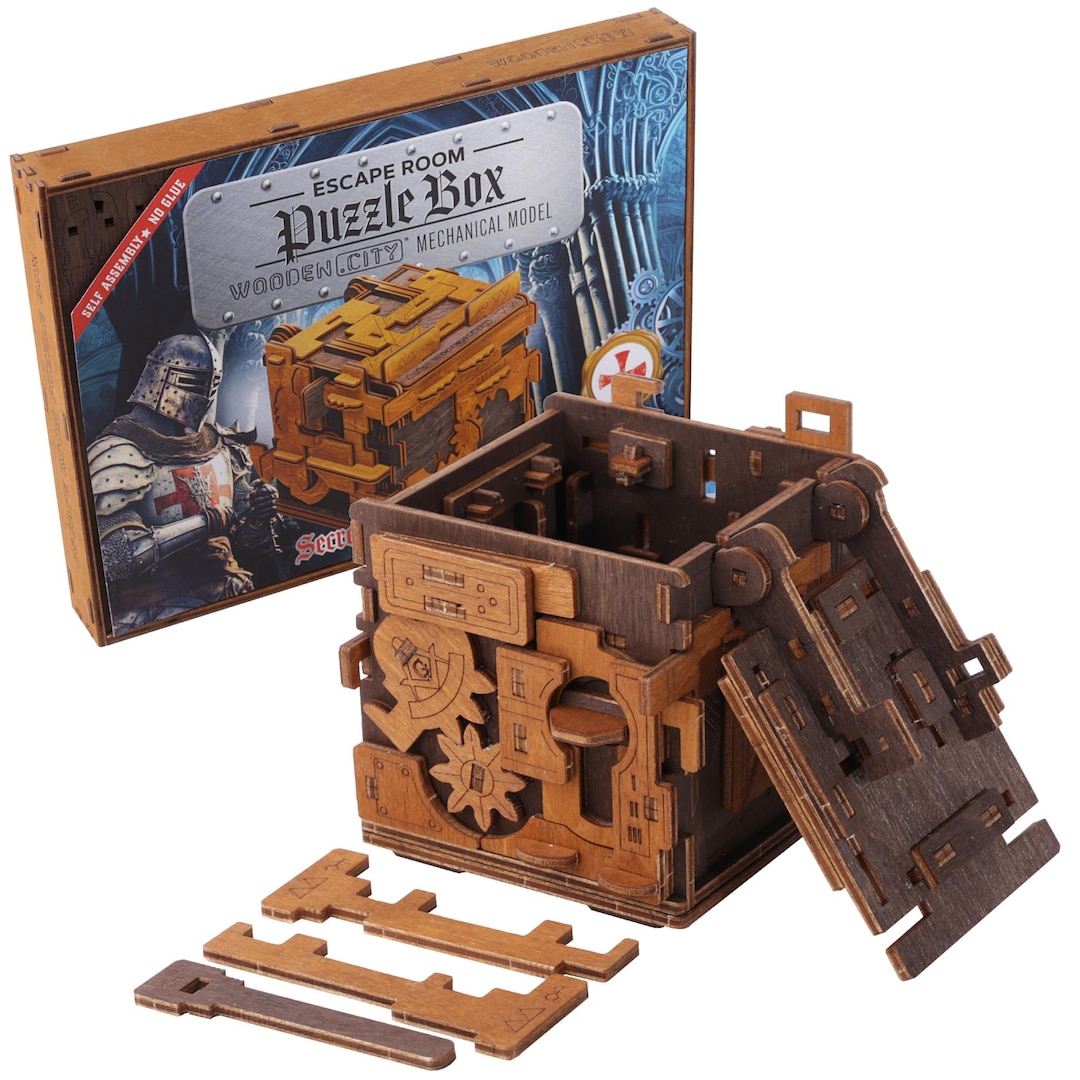 Escape Room Puzzle Box, 3D Puzzles for Adults, Escape Puzzle, Secret ...