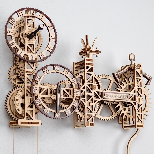 Wooden Clock Kit - Etsy