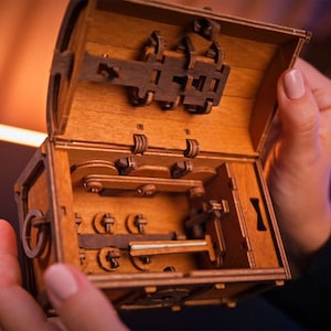 Puzzle Box Treasure Chest | Escape Puzzle | Puzzle Boxes With Hidden ...