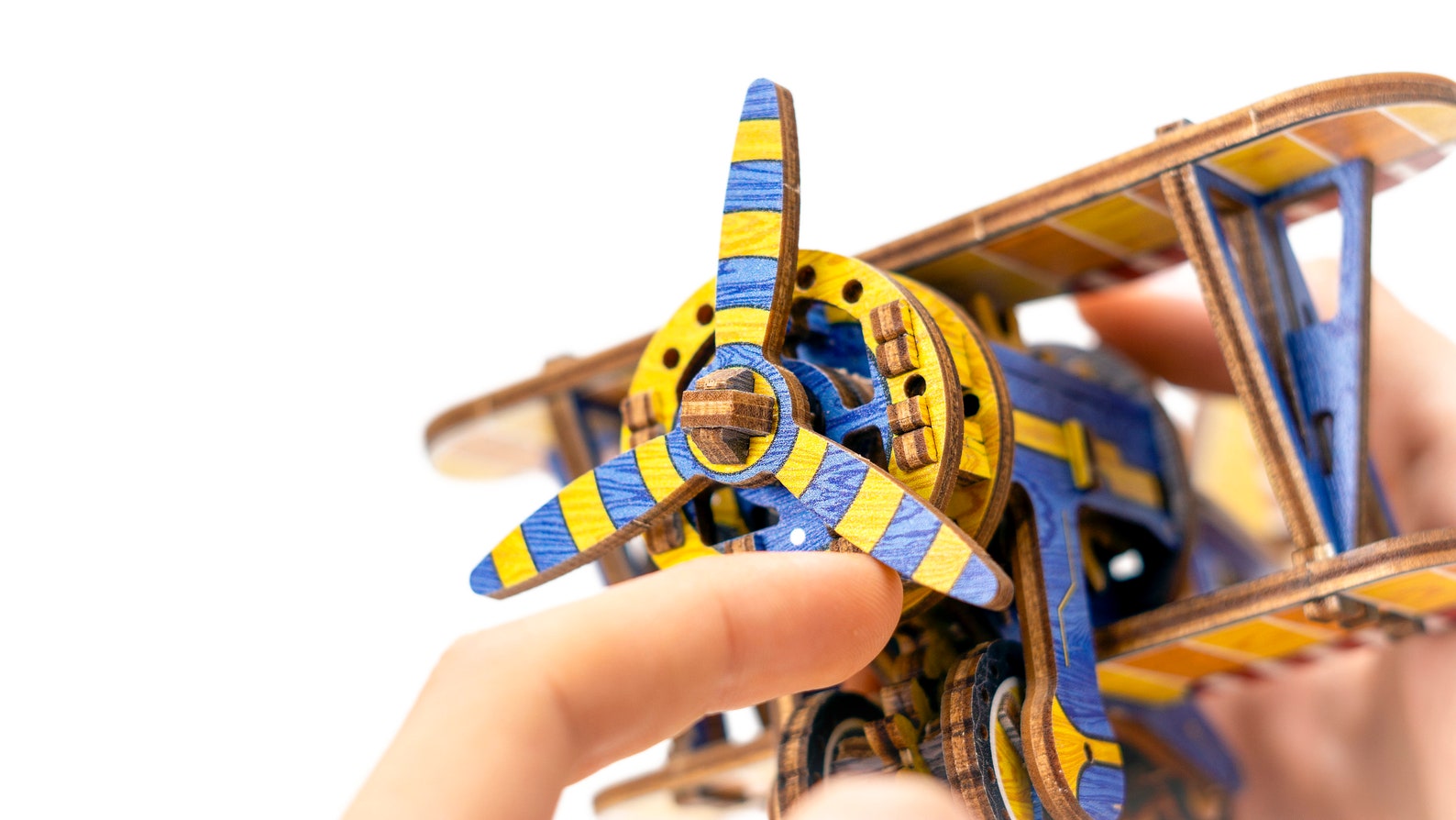 Biplane Limited Edition by WOODEN.CITY Wooden 3D Puzzle - Etsy