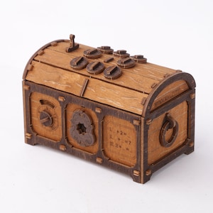 Puzzle Box Treasure Chest | Escape Puzzle | Puzzle Boxes With Hidden ...