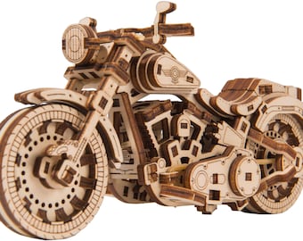 Motorcycle Puzzle | Etsy