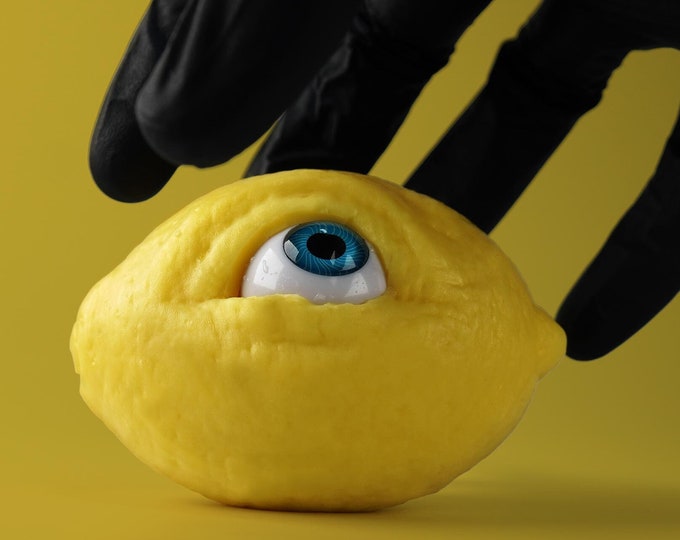Realistic Life Sized Freaky Fruit All Seeing Lemon by Dead Head Props ...