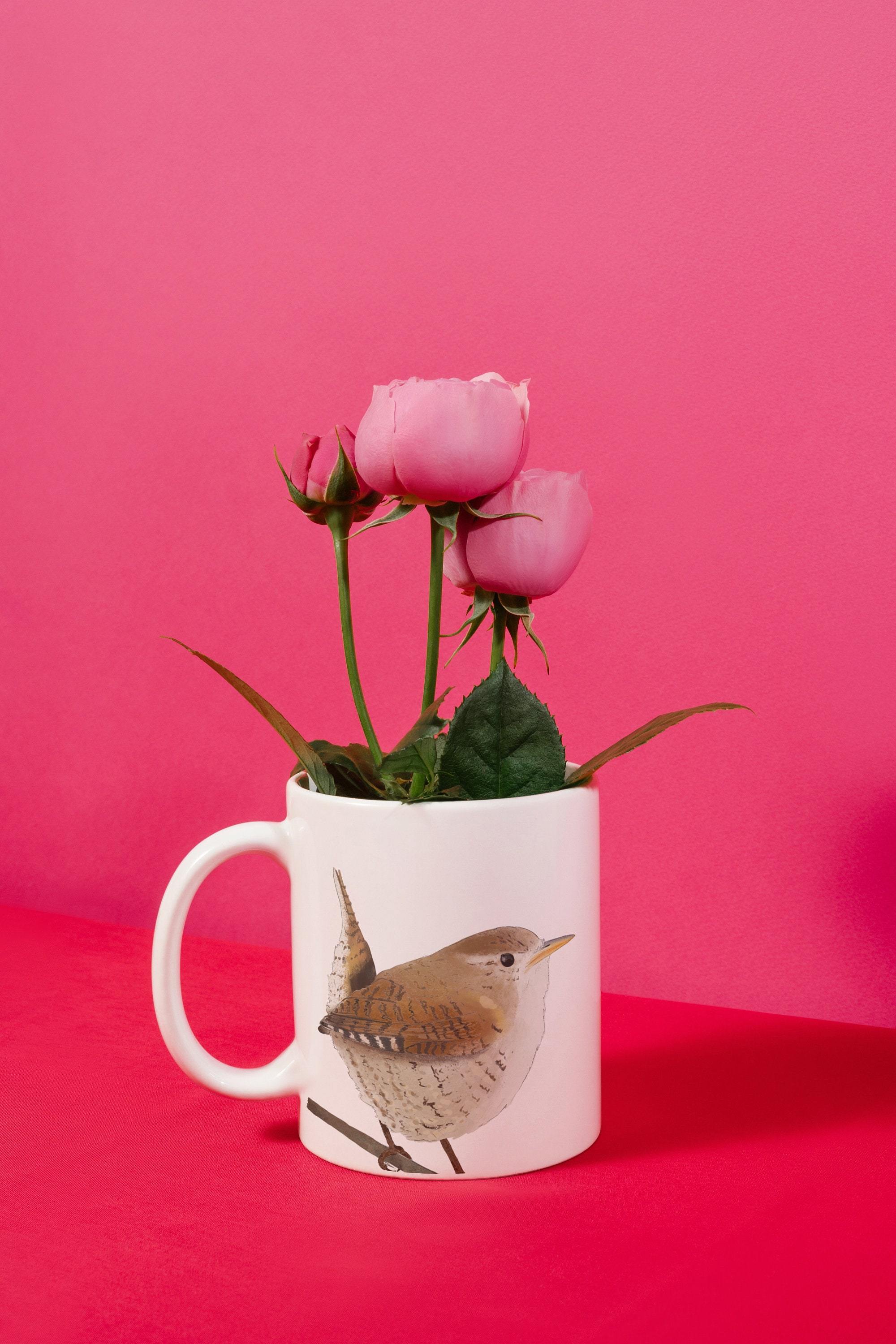 Valentine's Day Mugs Couple Set, Lovebirds Valentines Day, Wren Mugs ...