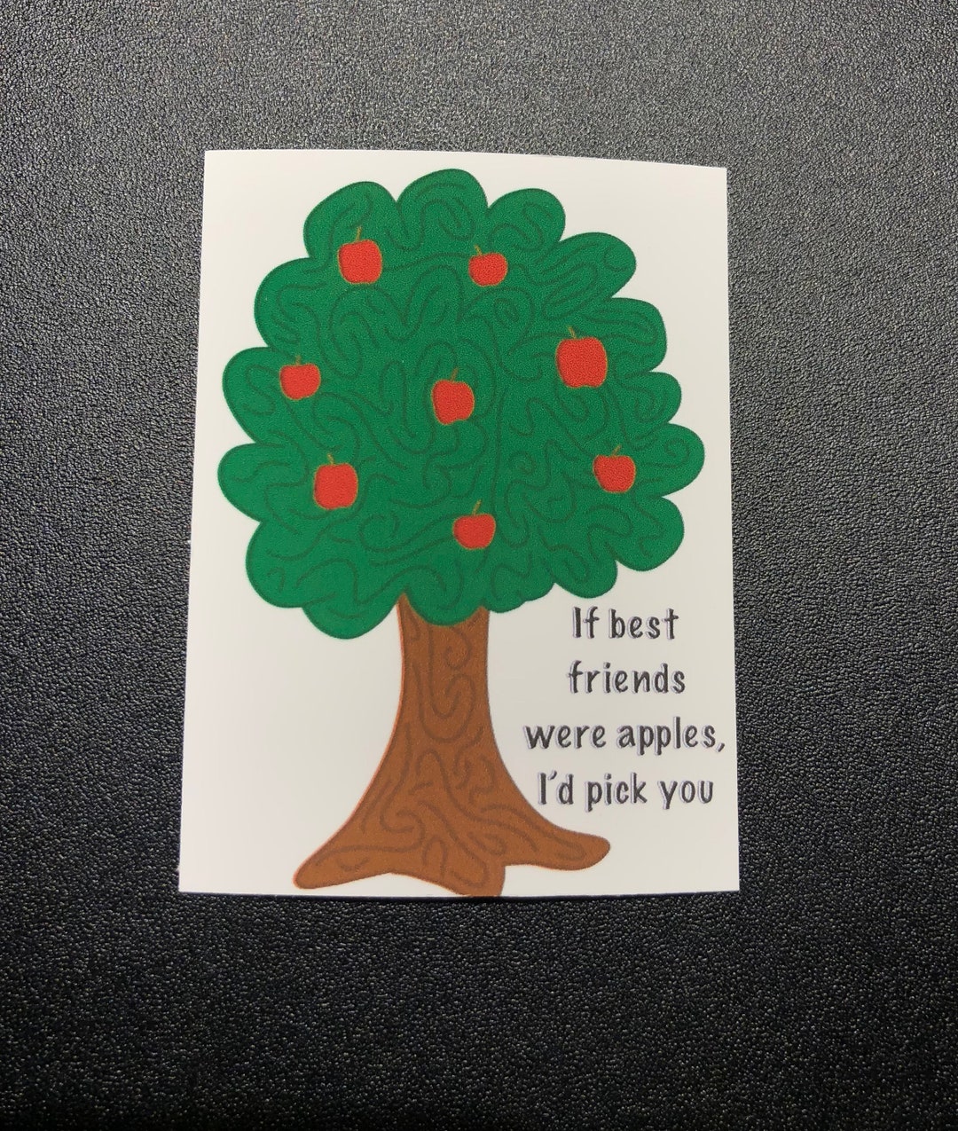 If Best Friends Were Apples Sticker - Etsy