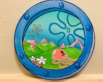 Spongebob Window - Etsy