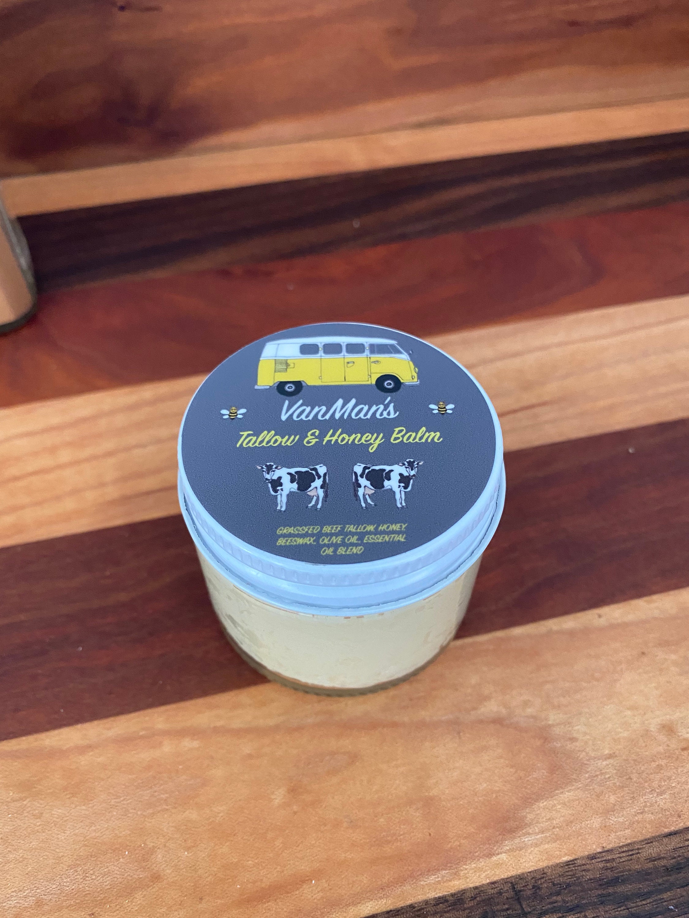 VanMan's Tallow and Honey Face Balm | Etsy
