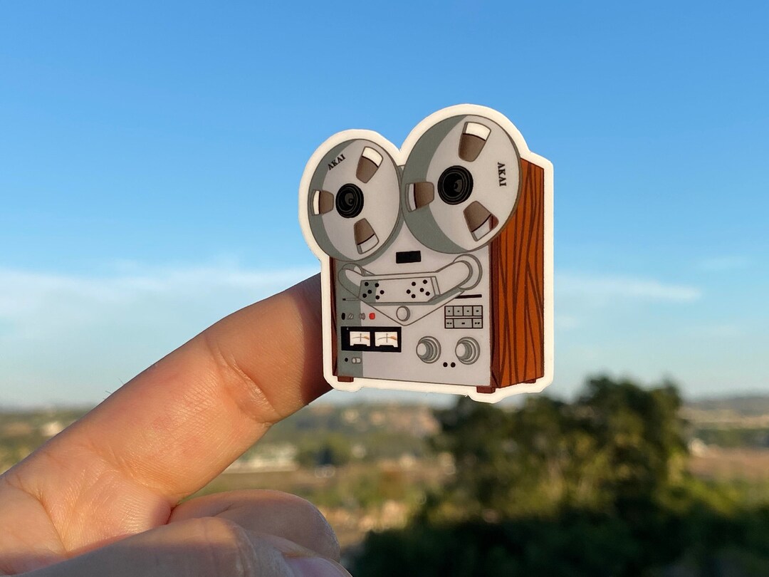 Vintage AKAI Sticker Retro Tape Recorder Sticker Loki TV - Etsy