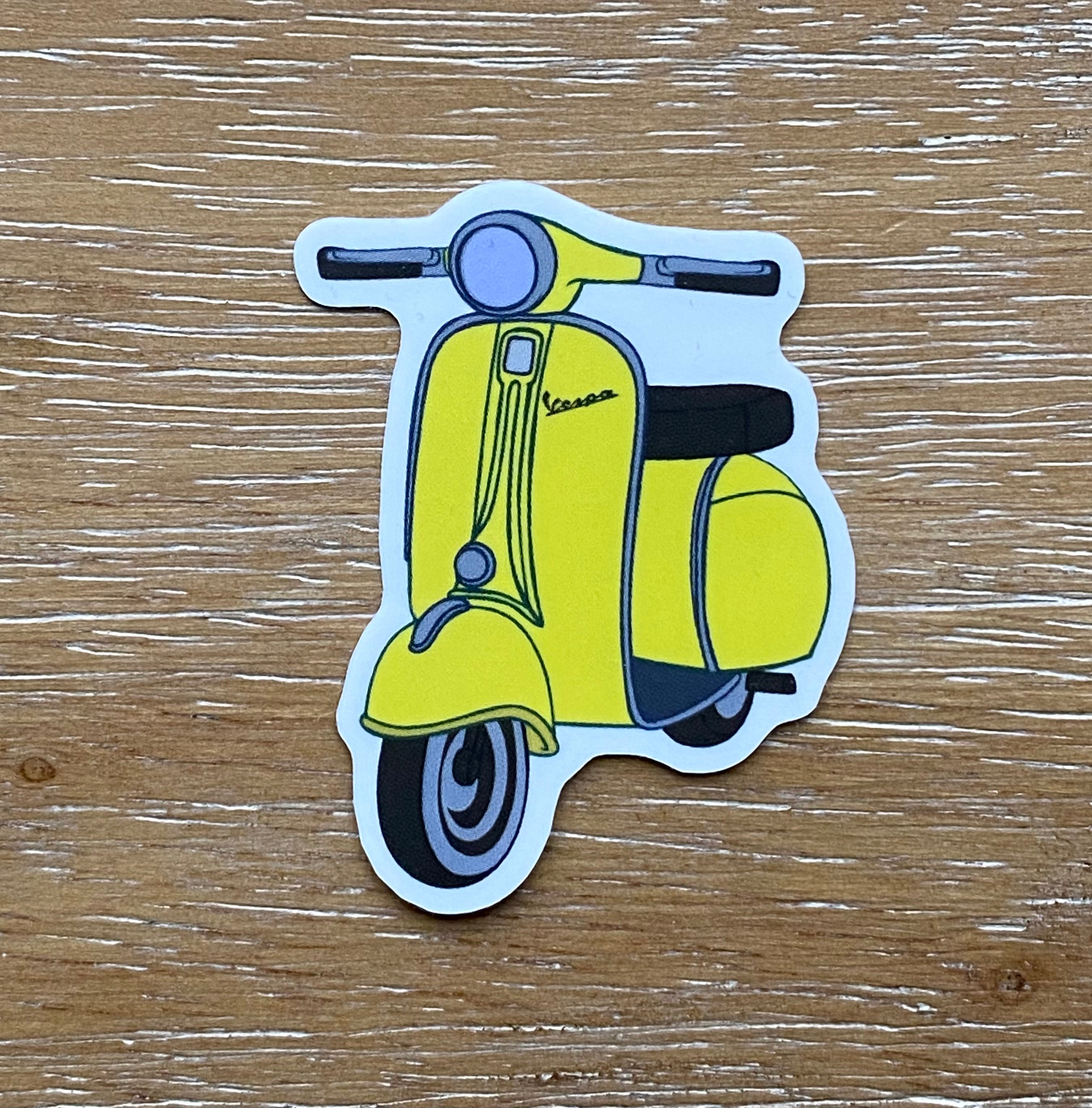 Red Vespa Vintage Sticker From Pixar LUCA Sticker Water - Etsy
