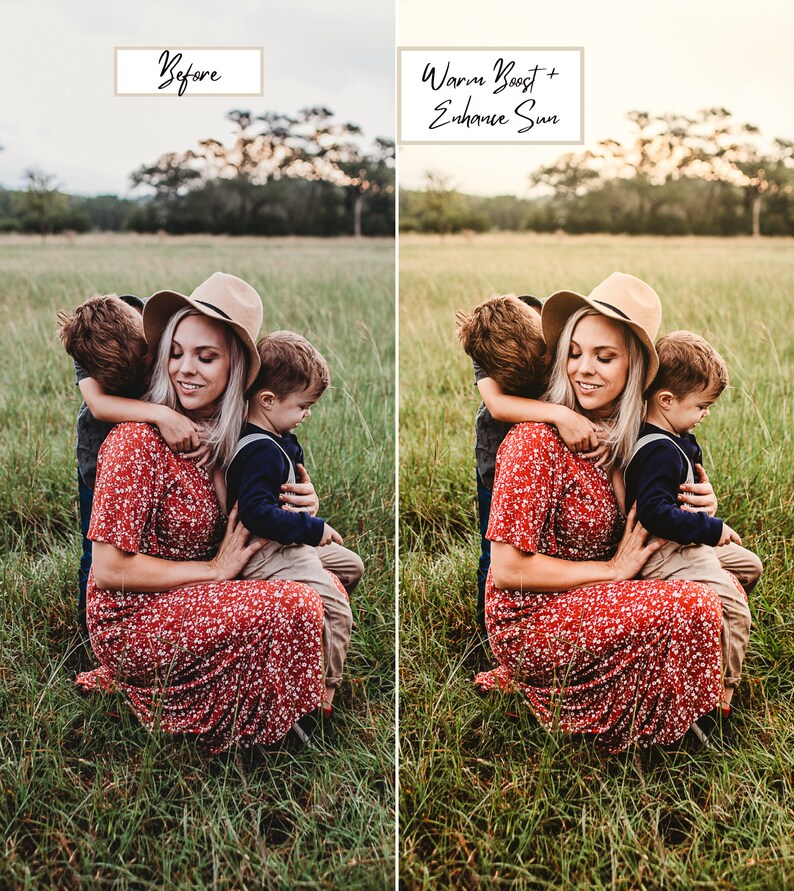 10 Lightroom Golden Sun Presets, Instant Download, Overlay, LR Desktop ...
