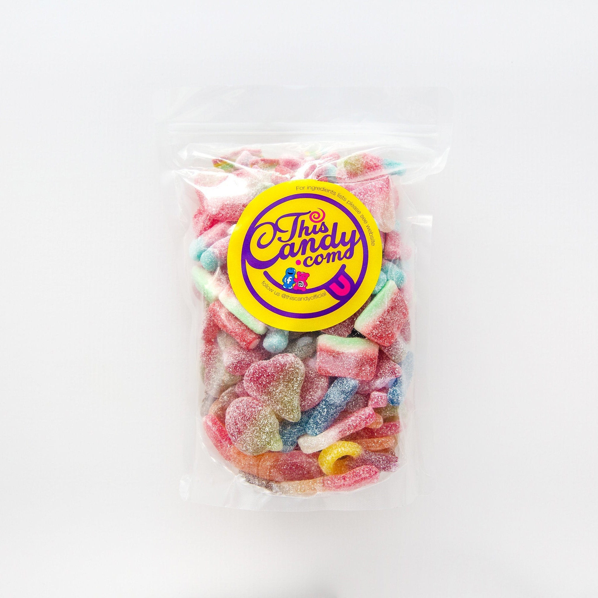 Fizzy Sweets 1kg Bag Sour Pick and Mix - Etsy UK