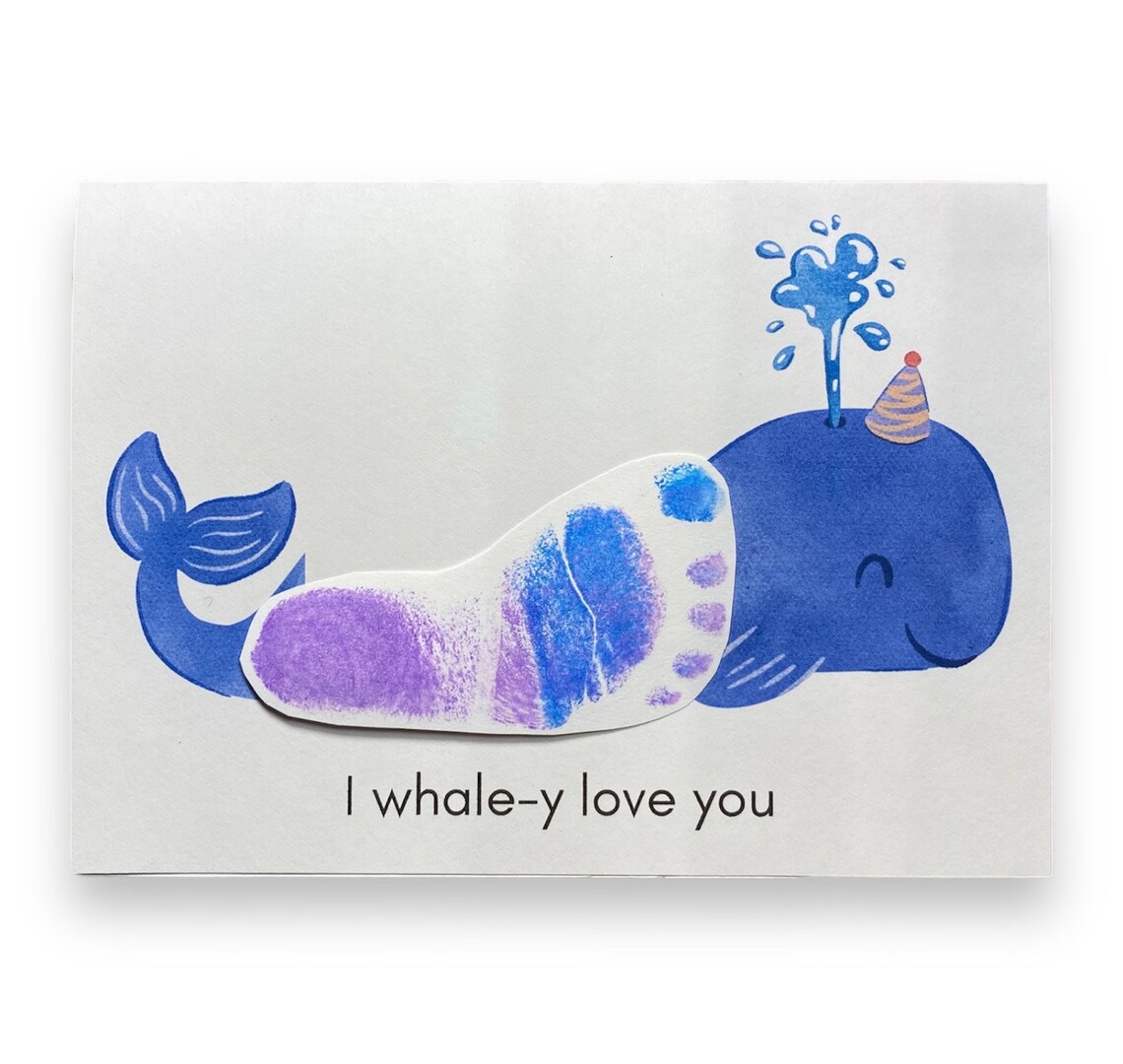 Handprint & Footprint Cards - Etsy