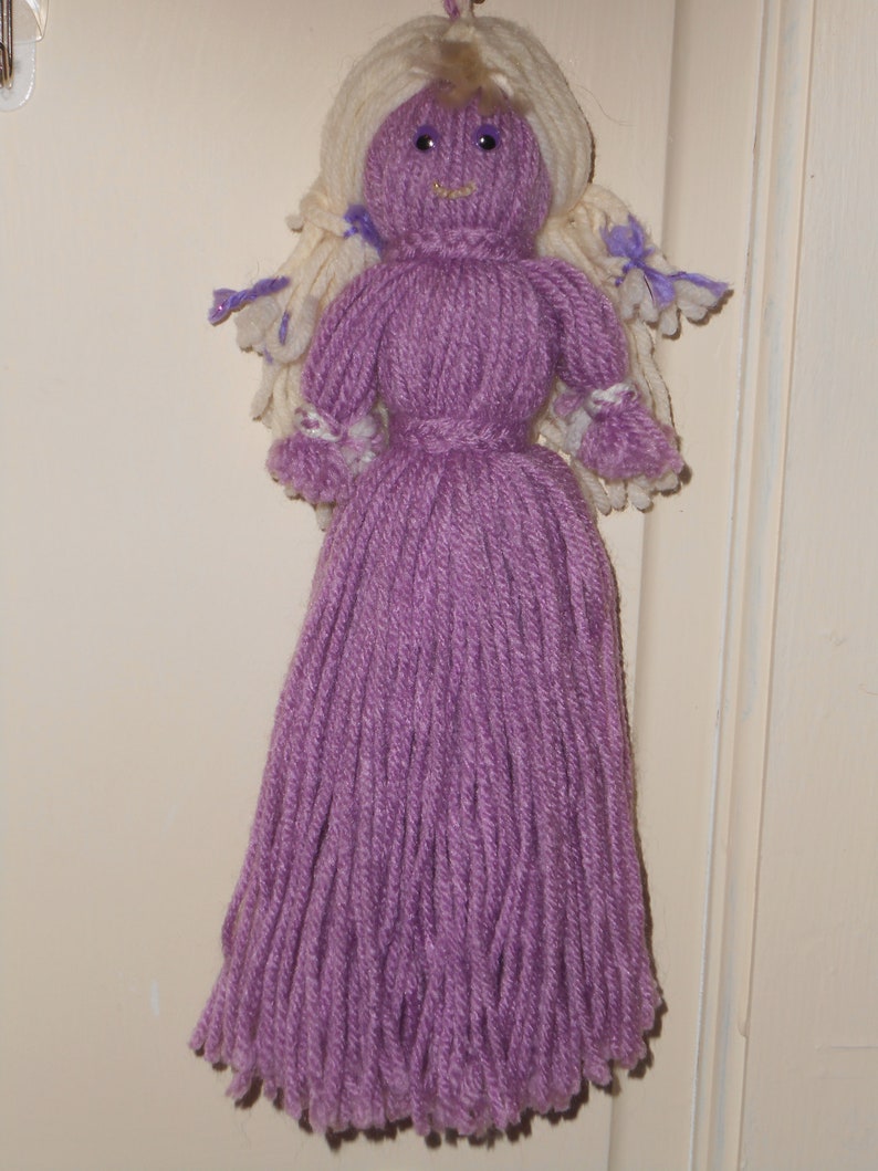 Miss Grape Yarn Doll - Etsy