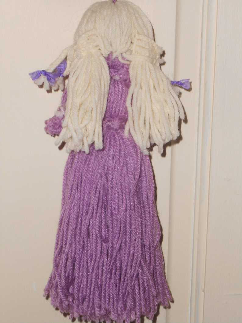 Miss Grape Yarn Doll - Etsy
