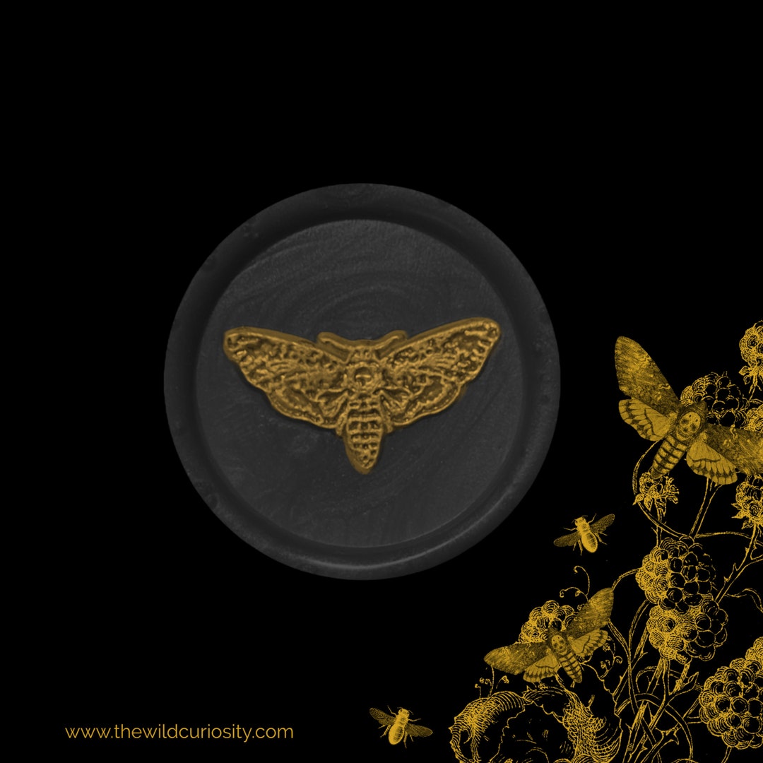 Wax Seal | Death’s Head Hawk-moth Design | Select Style | Personalised ...