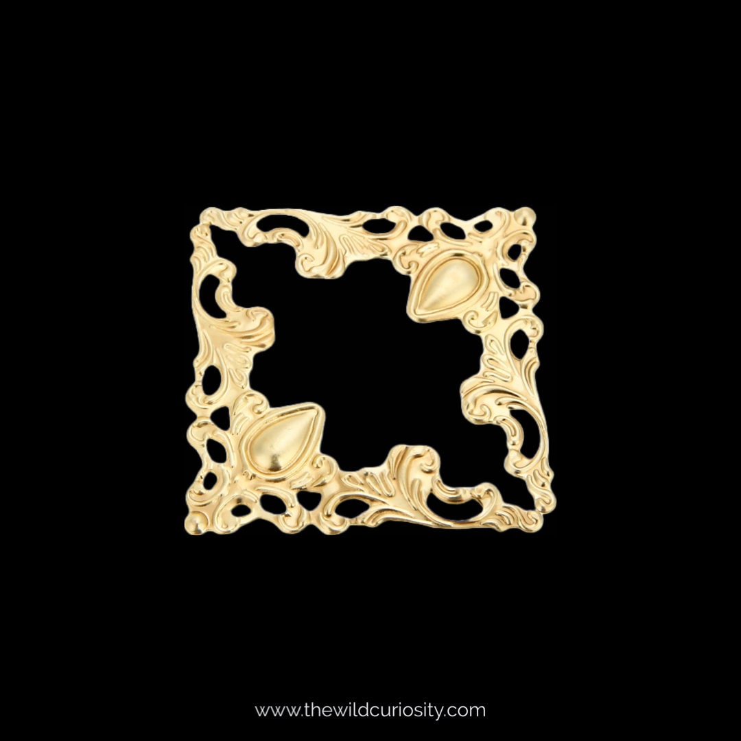 Ornate Baroque Style Corners | Gold | DIY Box Frame | Antique Books ...
