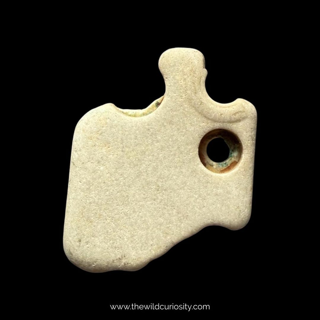 Puzzle Piece-shaped Hag Stone Natural English Adder Stones Magic Fairy ...