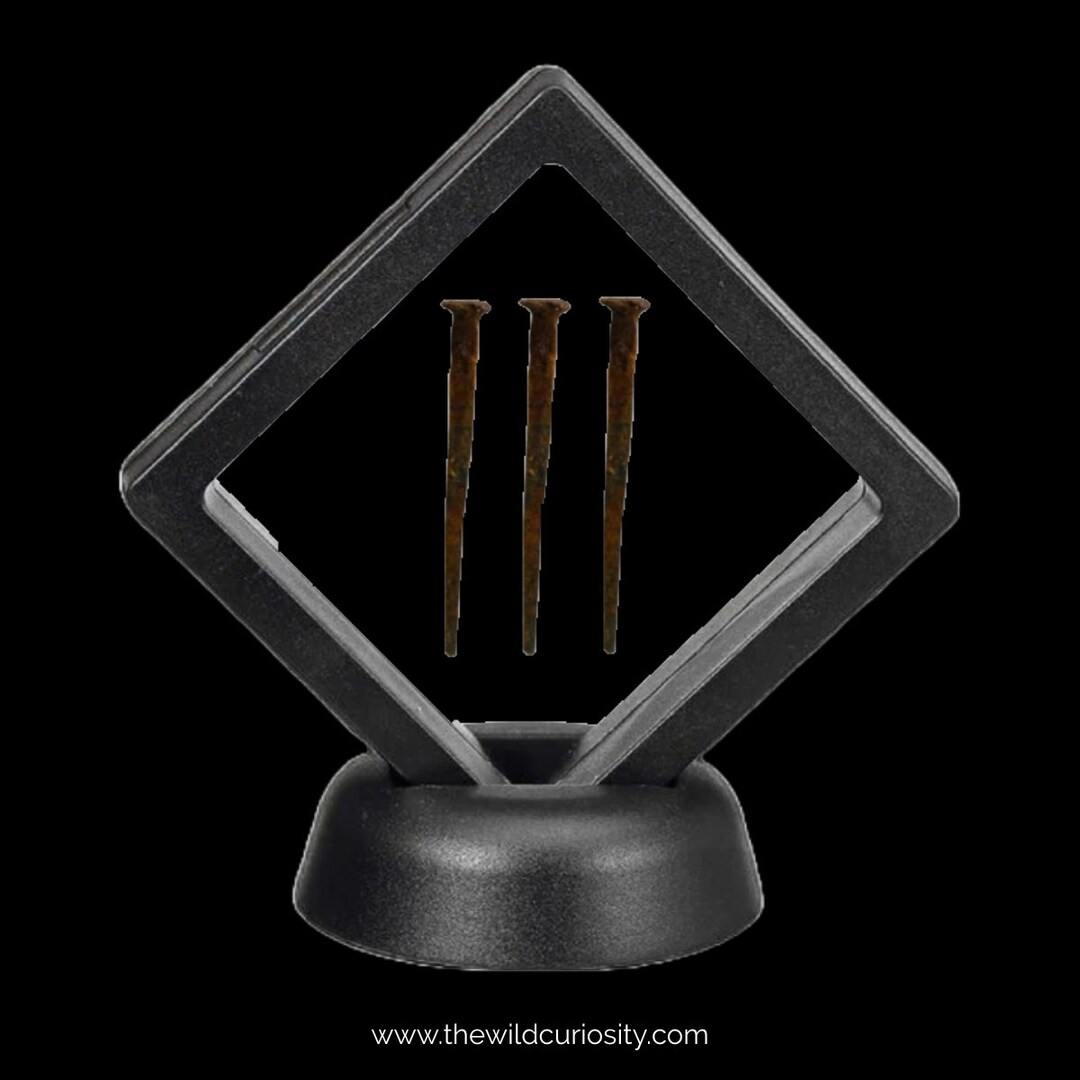 Rusted Coffin Nail in Floating Frame Display | 3D Frame | Decorative ...